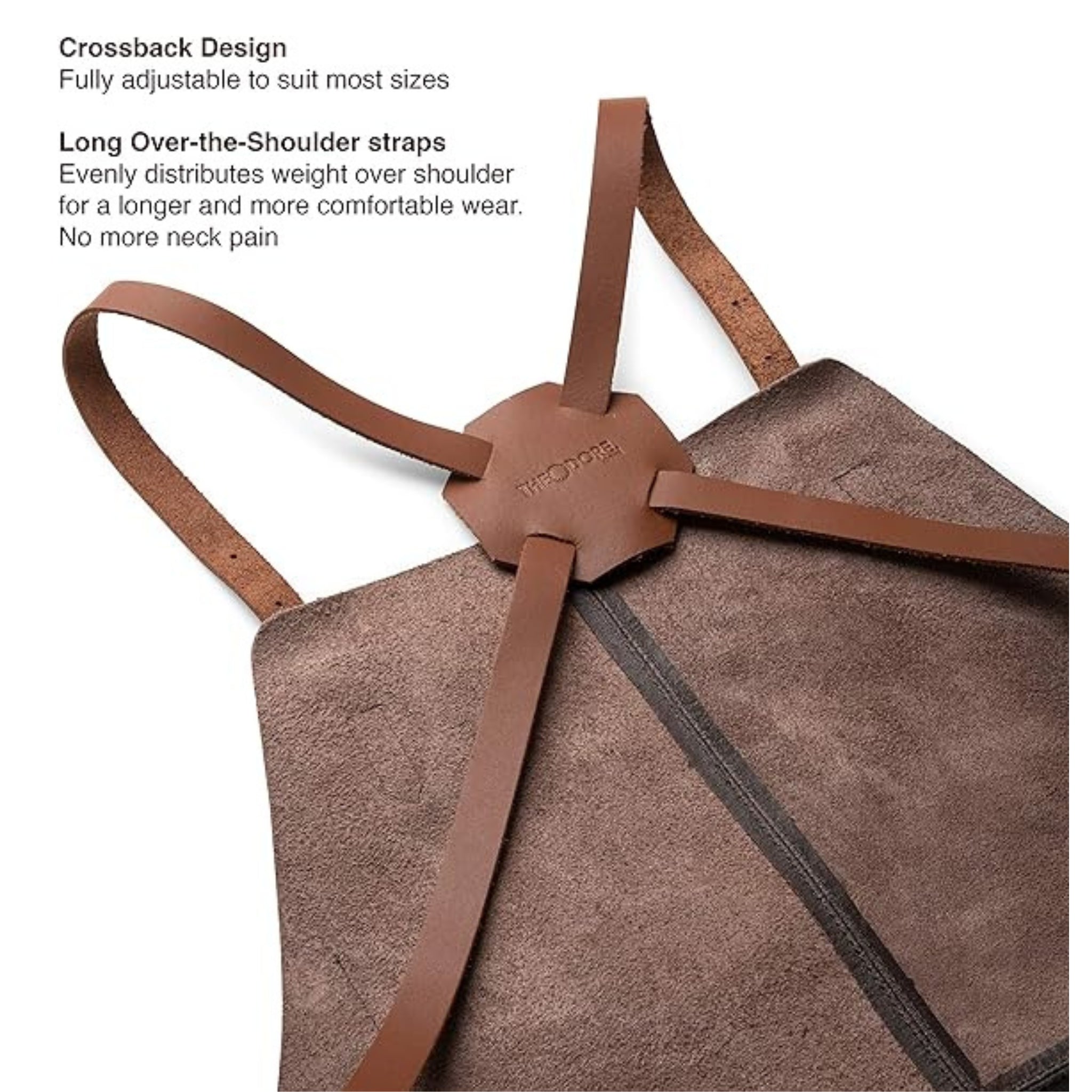 Leather Aprons large pockets. Back Straps Woodworking Welding Grilling ...